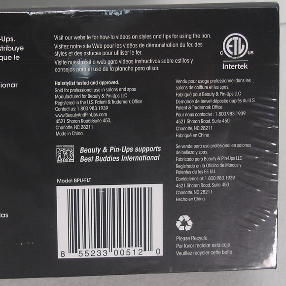 BEAUTY & PIN UPS | Accessories | New Beauty Pin Ups Curl Flat Iron ...